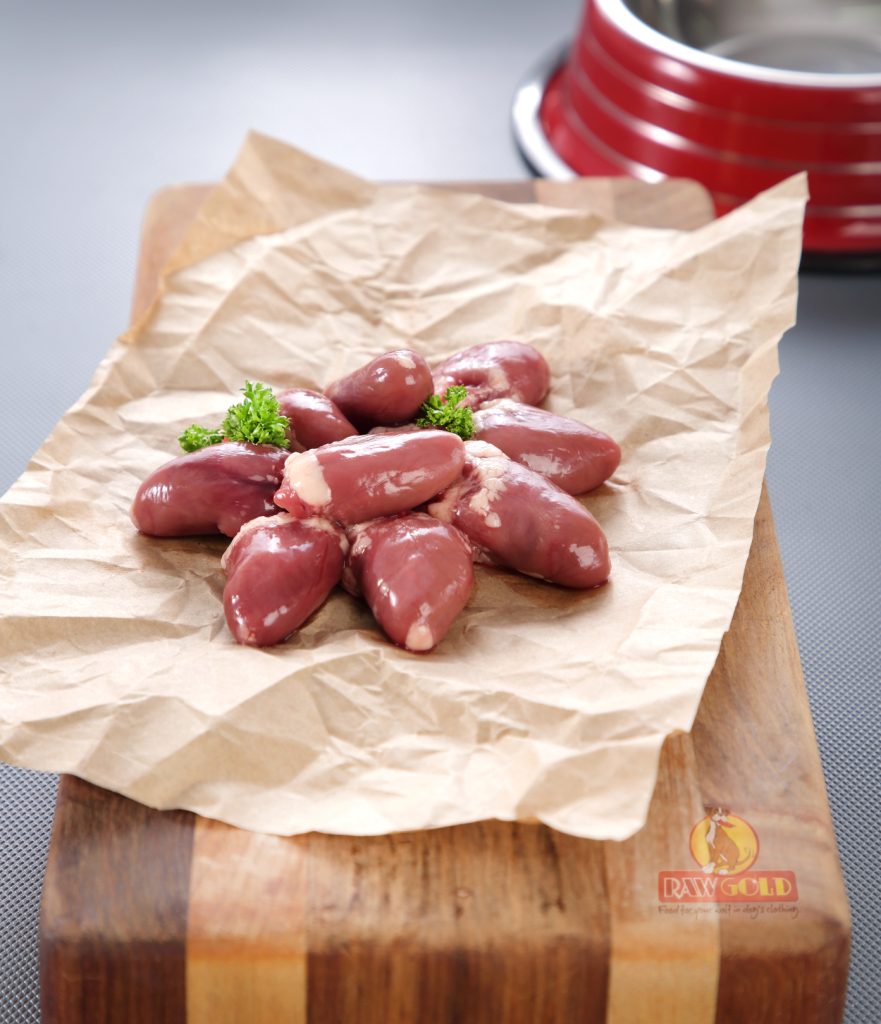 Raw Gold Chicken Hearts - Raw Petfood Deli