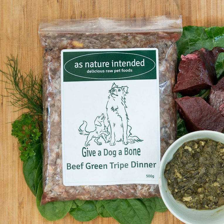 As Nature Intended - Beef Green Tripe Dinner - Raw Petfood Deli